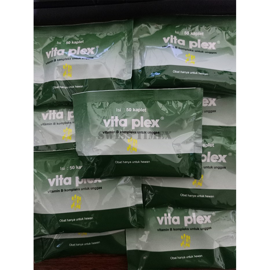 Vita Plex Vitaplex Caplet Contents 50 Vitamin B Complex For Chicken ...