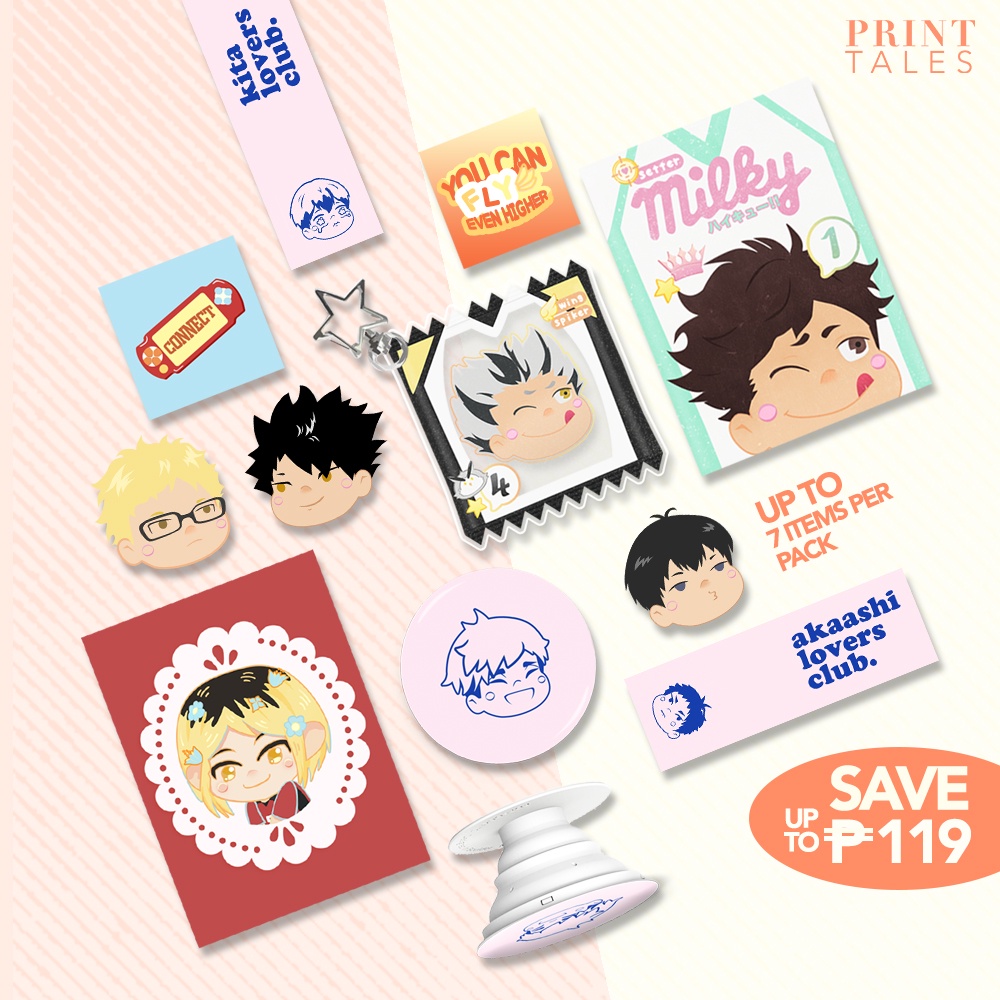 Haikyuu Merch Pack | Anime Fanmade Goods by Print Tales | Shopee ...