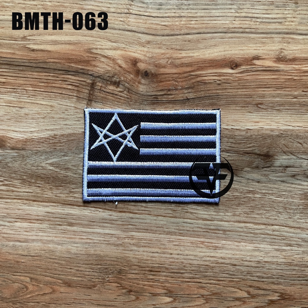 Patch emblem Embroidery BAND MOTIF BRING ME THE HORIZON BMTH extra ...