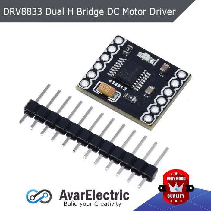 Drv8833 Dual H Bridge DC drive DRV 8833 Mini Motor Driver Module Black ...