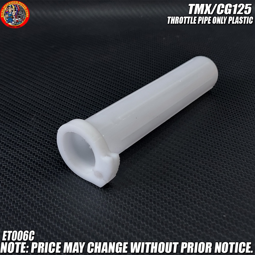 TMX/CG 125 THROTTLE PIPE/THROTTLE TUBE ONLY PLASTIC (ET006C) | Shopee ...