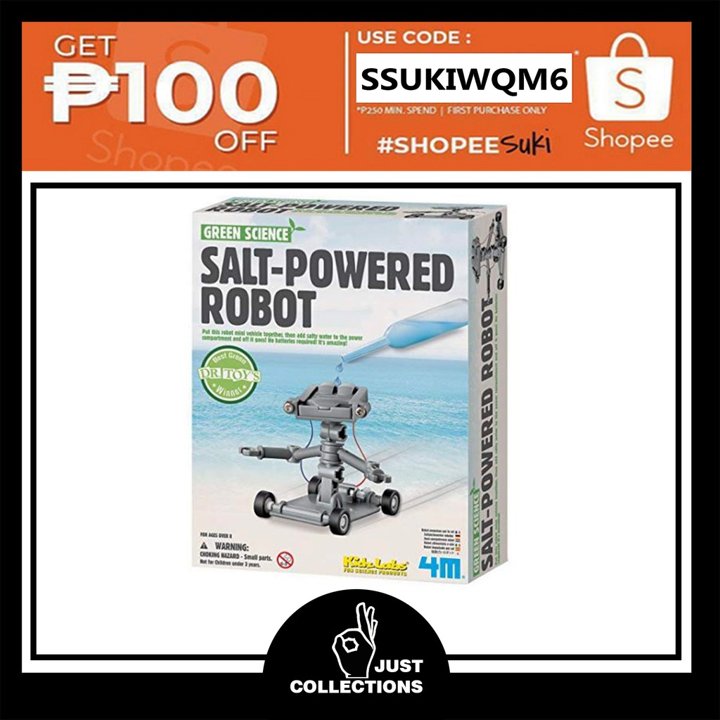 SALT POWERED ROBOT Science experiment toy | Shopee Philippines