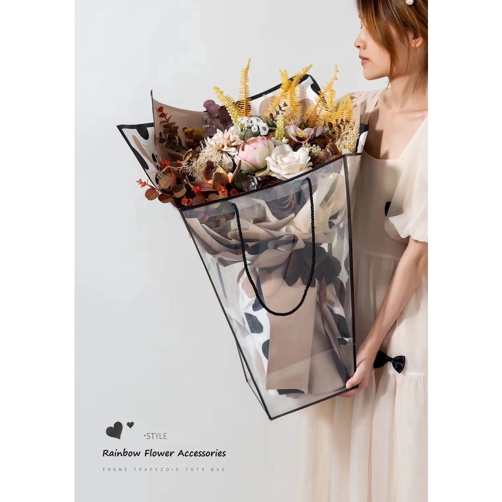 Frame Transparent Tote Gift Bag 5pcs | Shopee Philippines