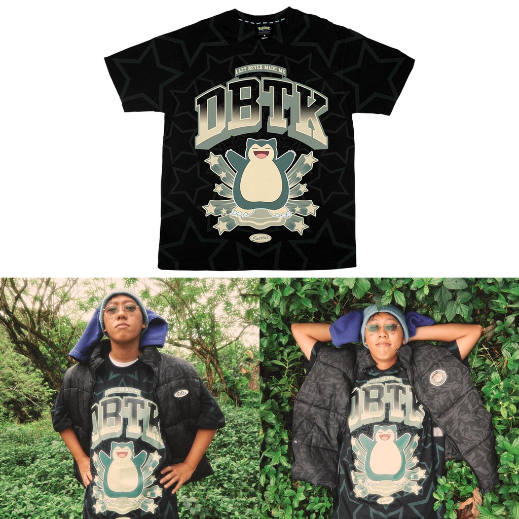 DBTK x Pokemon Lazy Snorlax Oversized Tee / Clothes / Tops / T-Shirts ...