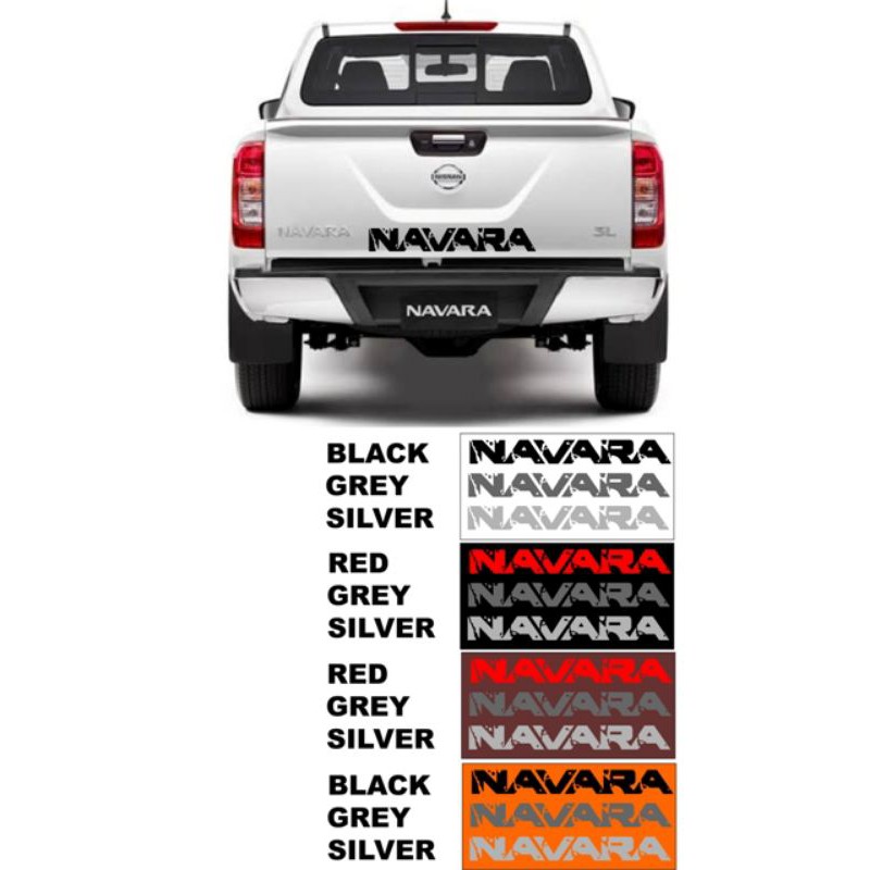 Nissan Navara Sticker 1pc tailgate sticker | Shopee Philippines