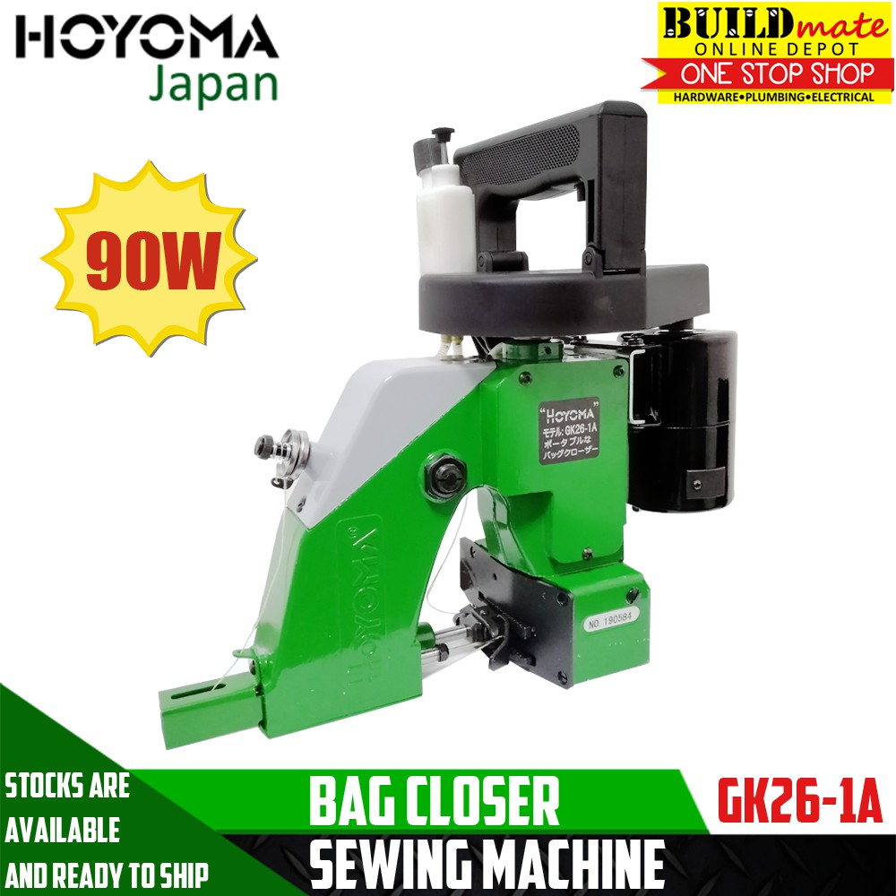 BUILDMATE Hoyoma Bag Closer Sewing Machine 90W GK26-1A HYMPT | Shopee Philippines