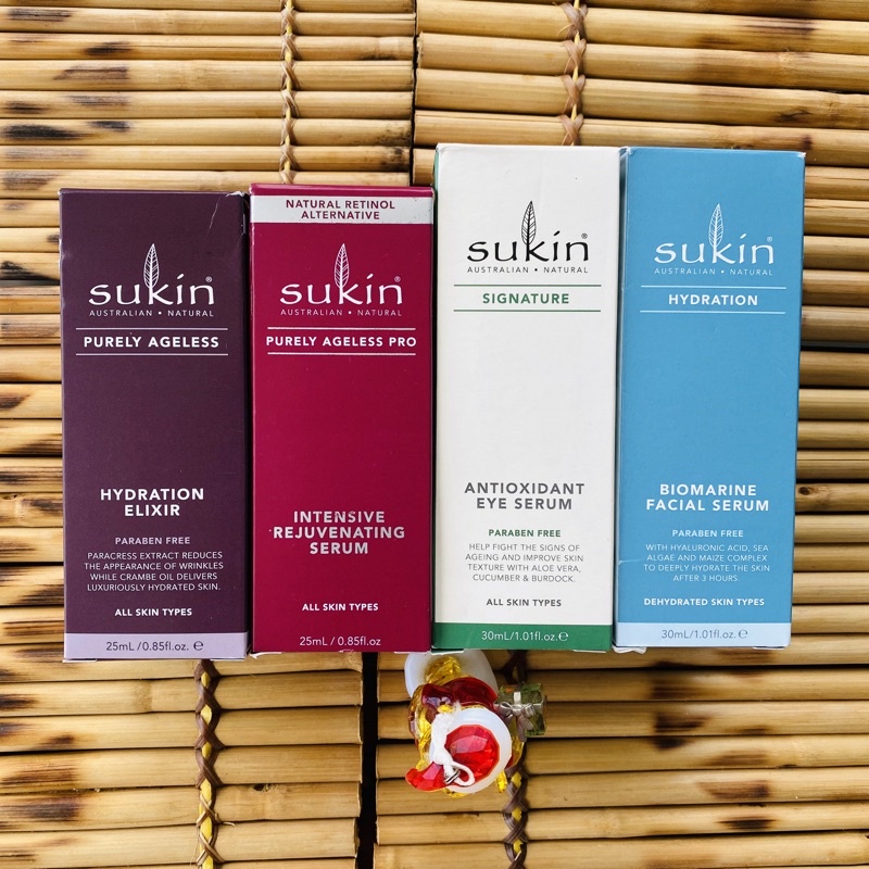 SUKIN Facial or Eye Serum 25/30ml. Australian Made. Natural Ingredients ...