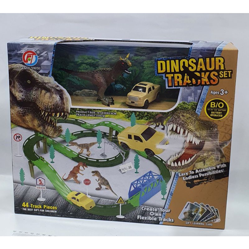 Dinosaur Jurassic Race Tracks Dino Trail Adventure | Shopee Philippines