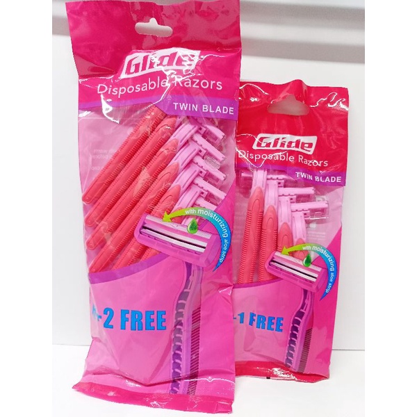 Glide Women Twinblade Disposable Razor | Shopee Philippines