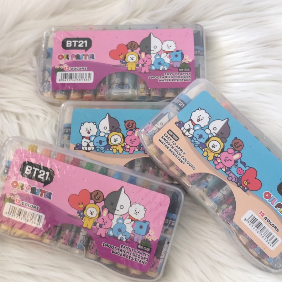 Crayon 12 Colors BT21 / Crayon BT21 | Shopee Philippines