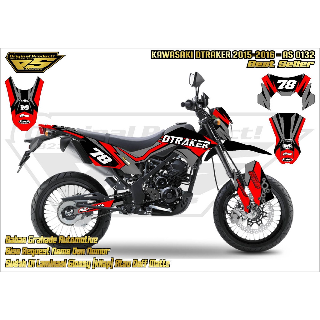 0132 FULL BODY CUSTOM Motorcycle Sticker DECAL | Shopee Philippines