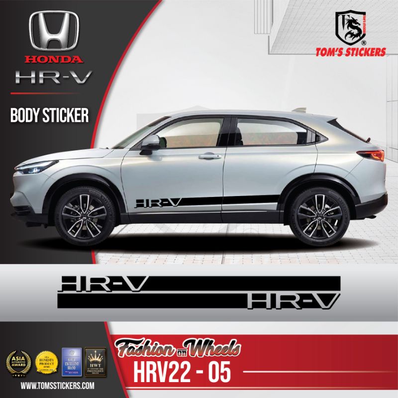 HONDA HRV 2022 CAR BODY STICKER SET HRV22 - 05 | Shopee Philippines