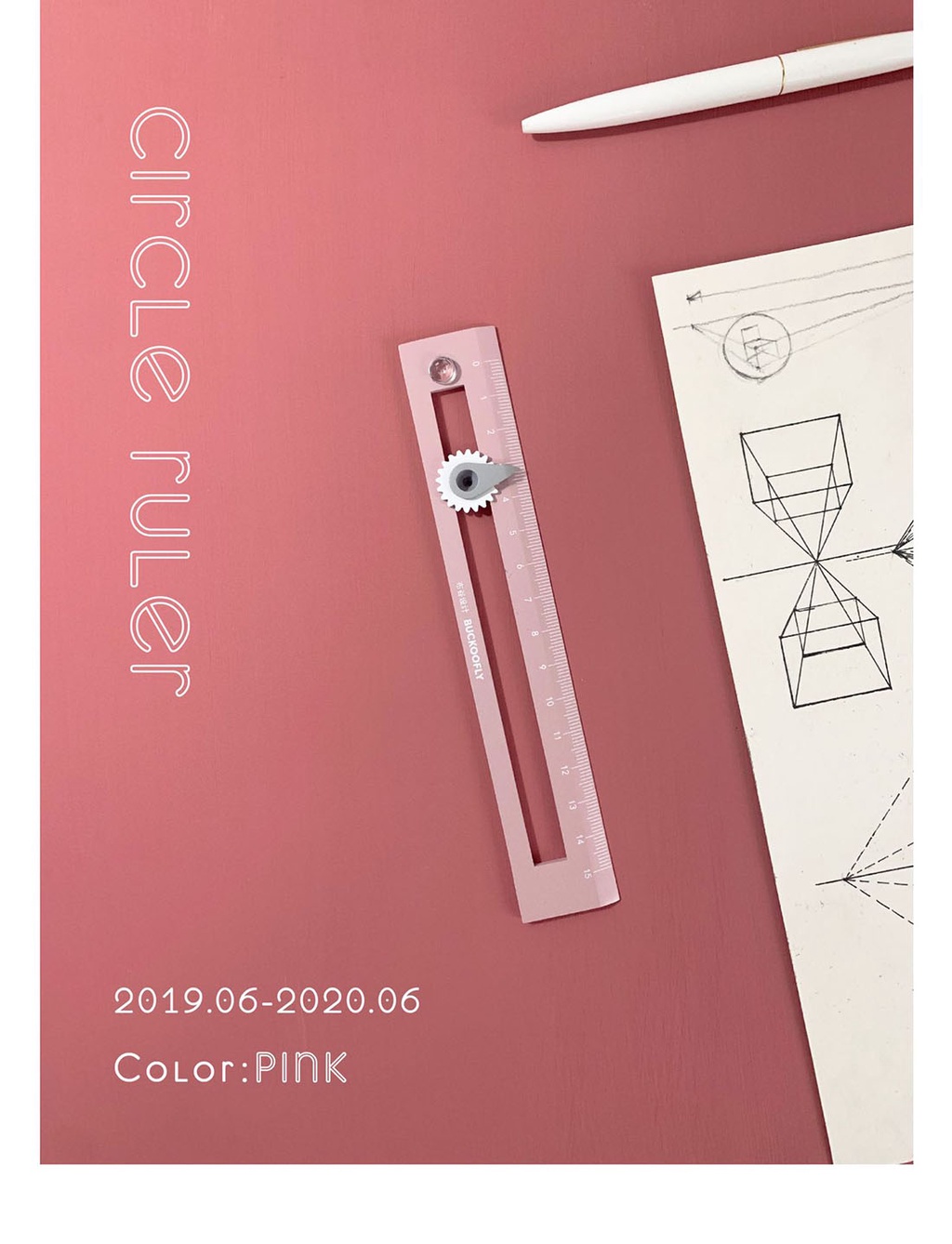 Creative Compass Ruler Multi Function Ruler High Value Drawing Measuring Ruler Safe Portable