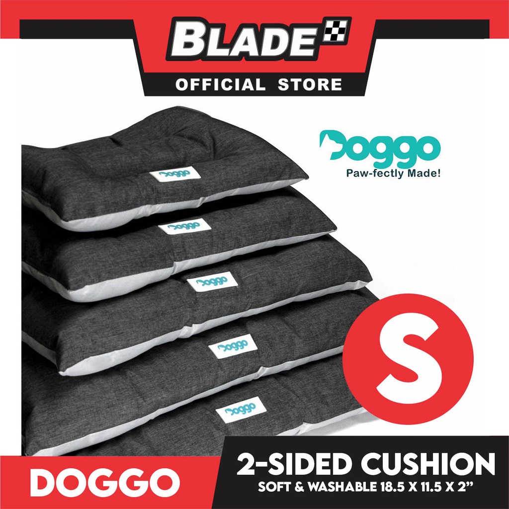 Doggo 2 Sided Cushion Bed Small Dog Bed Sleeping Calming Bed | Shopee ...