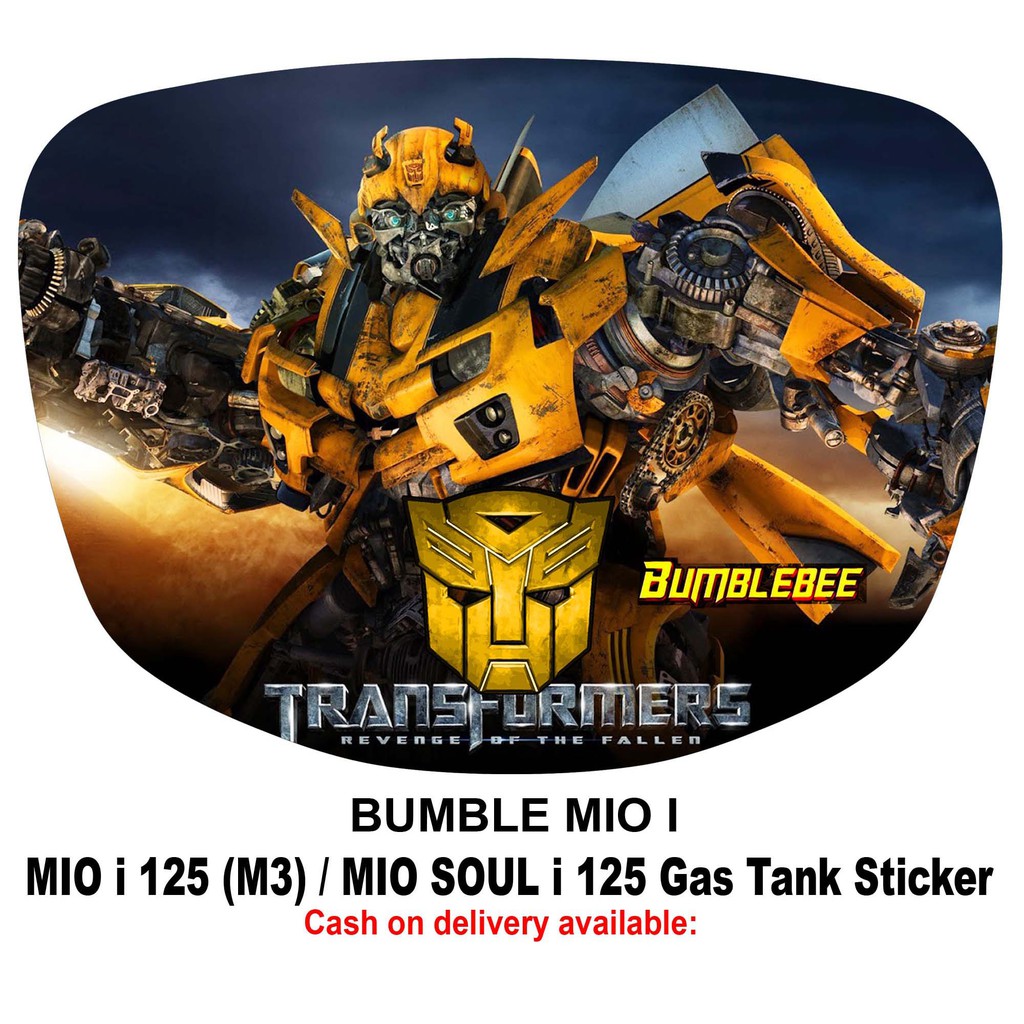 MIO I 125 and MSI 125 GAS TANK STICKER BUMBLE BEE ej cycle | Shopee ...