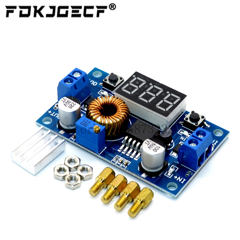 XL4015 High power 5A 75W DC-DC Adjustable Step-down Charger Module Step ...