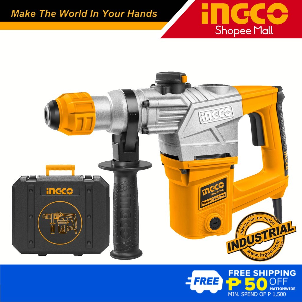 Ingco RH10508 Industrial SDS Plus Rotary Hammer 1050W _P | Shopee ...