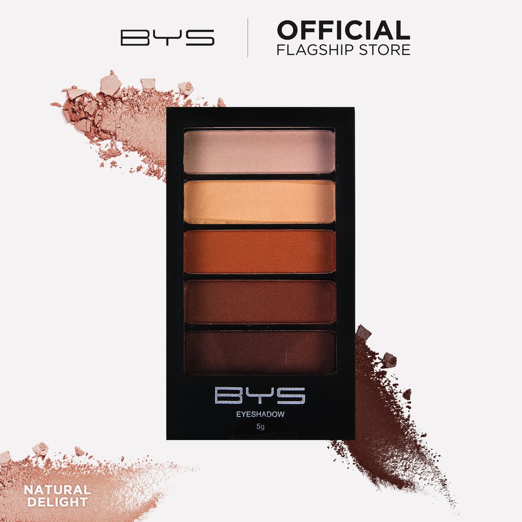 BYS Eyeshadow Palette 5PC in Natural Delight | Shopee Philippines