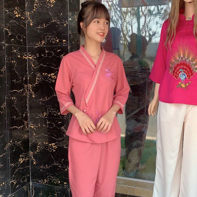 (Heart Border) Buddhist Clothes, Blue Clothes To Go To Kate Female ...