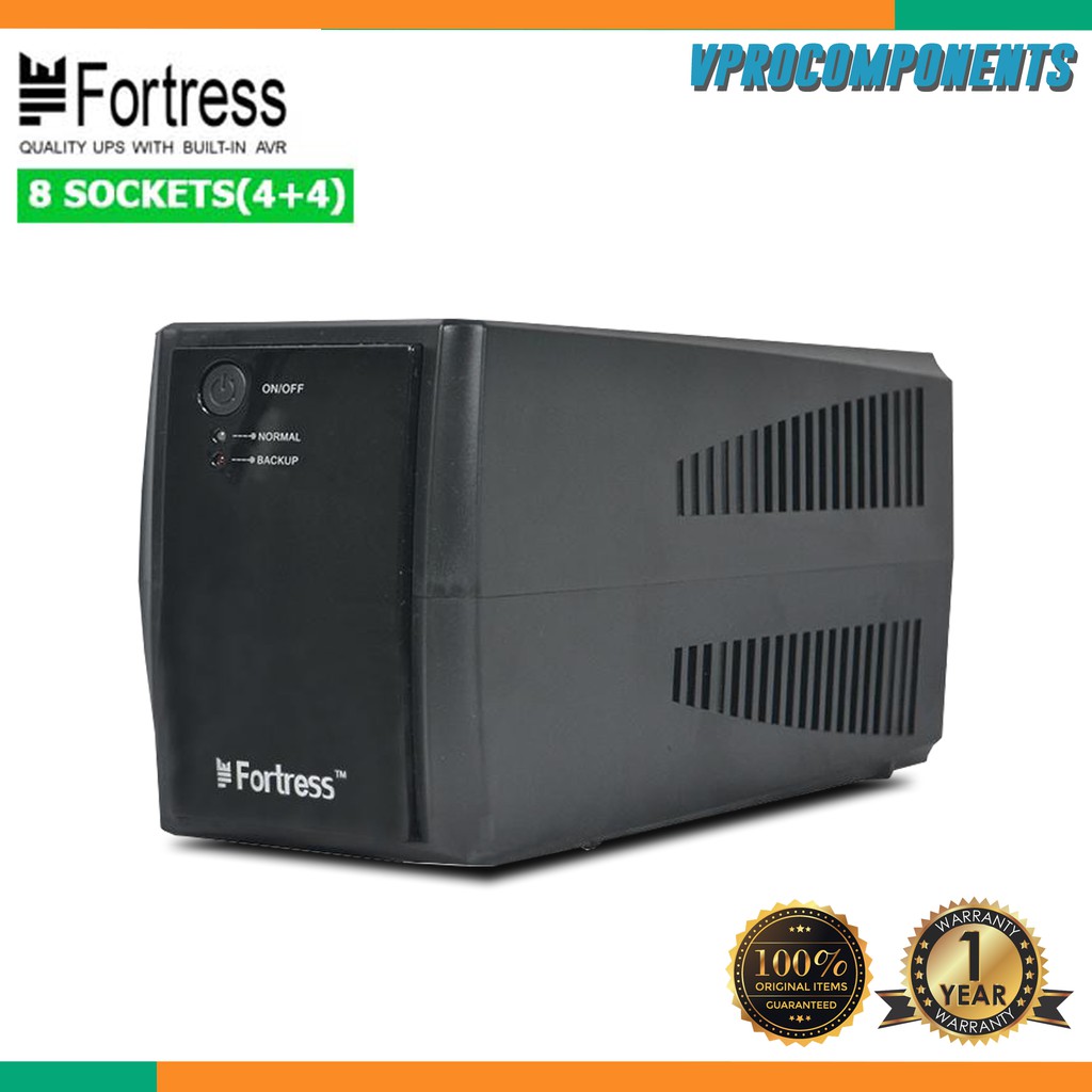 Fortress UPS 800i 650VA | Shopee Philippines