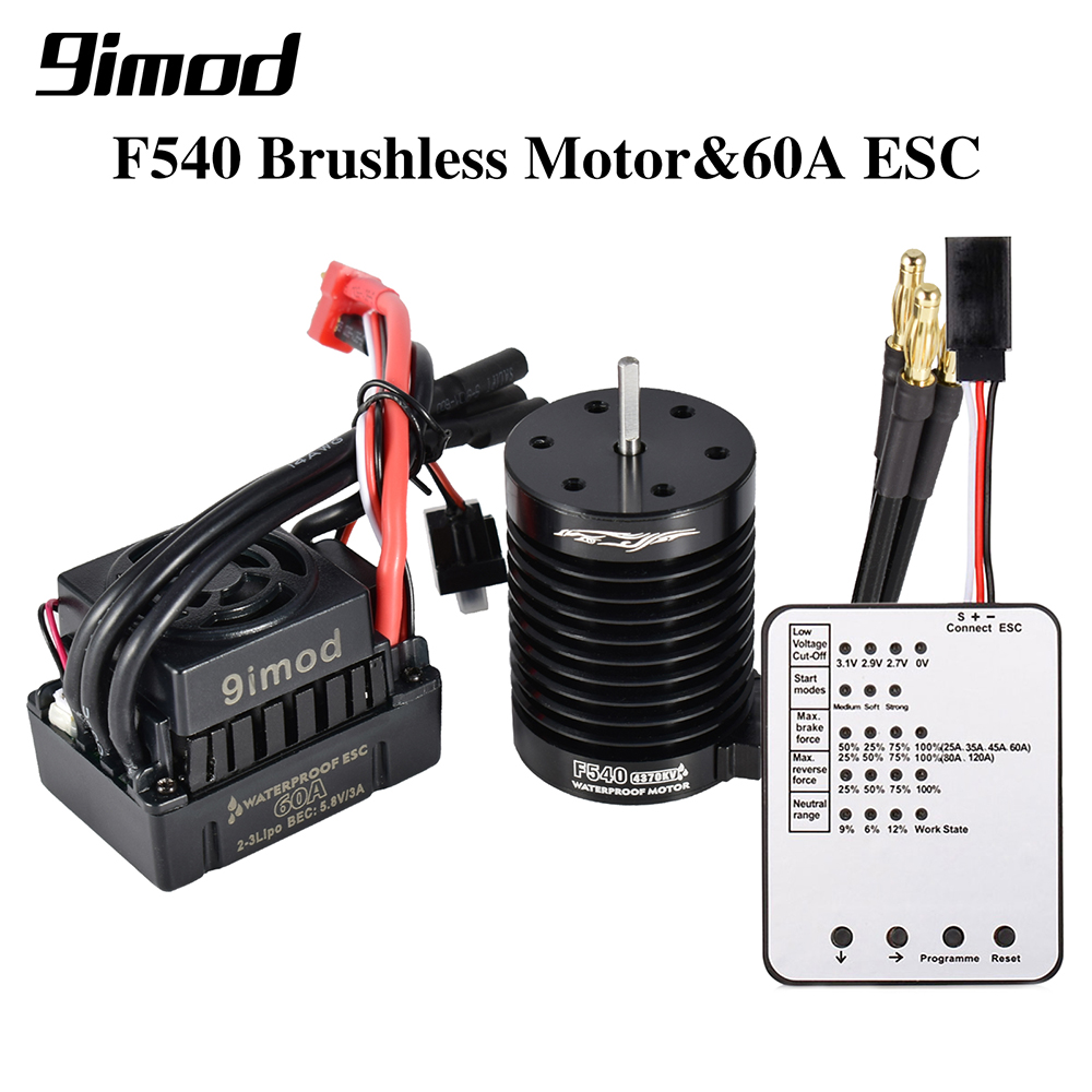 9IMOD F540-V2 Brushless Sensorless Waterproof Motor for 1/10 RC Car Truck Off-road Drift Racing ...