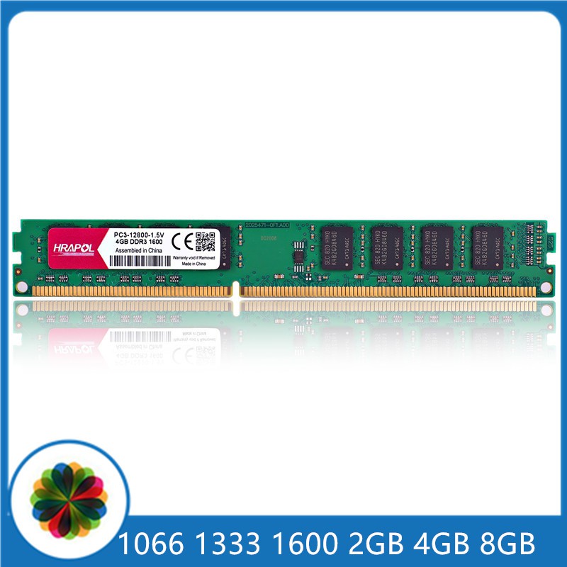 HRAPOL Desktop RAM PC DDR3 2GB 4GB 8GB 1066 1333 1600 1066mhz 1333mhz 1600mhz RAM Memory Memoria ...