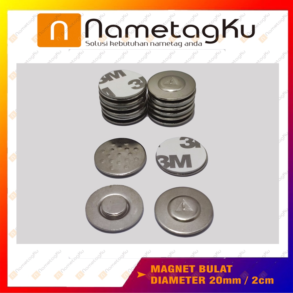 Magnet Caution Round Name Tag/Chest Name/Badge Pin/Diameter 20mm ...