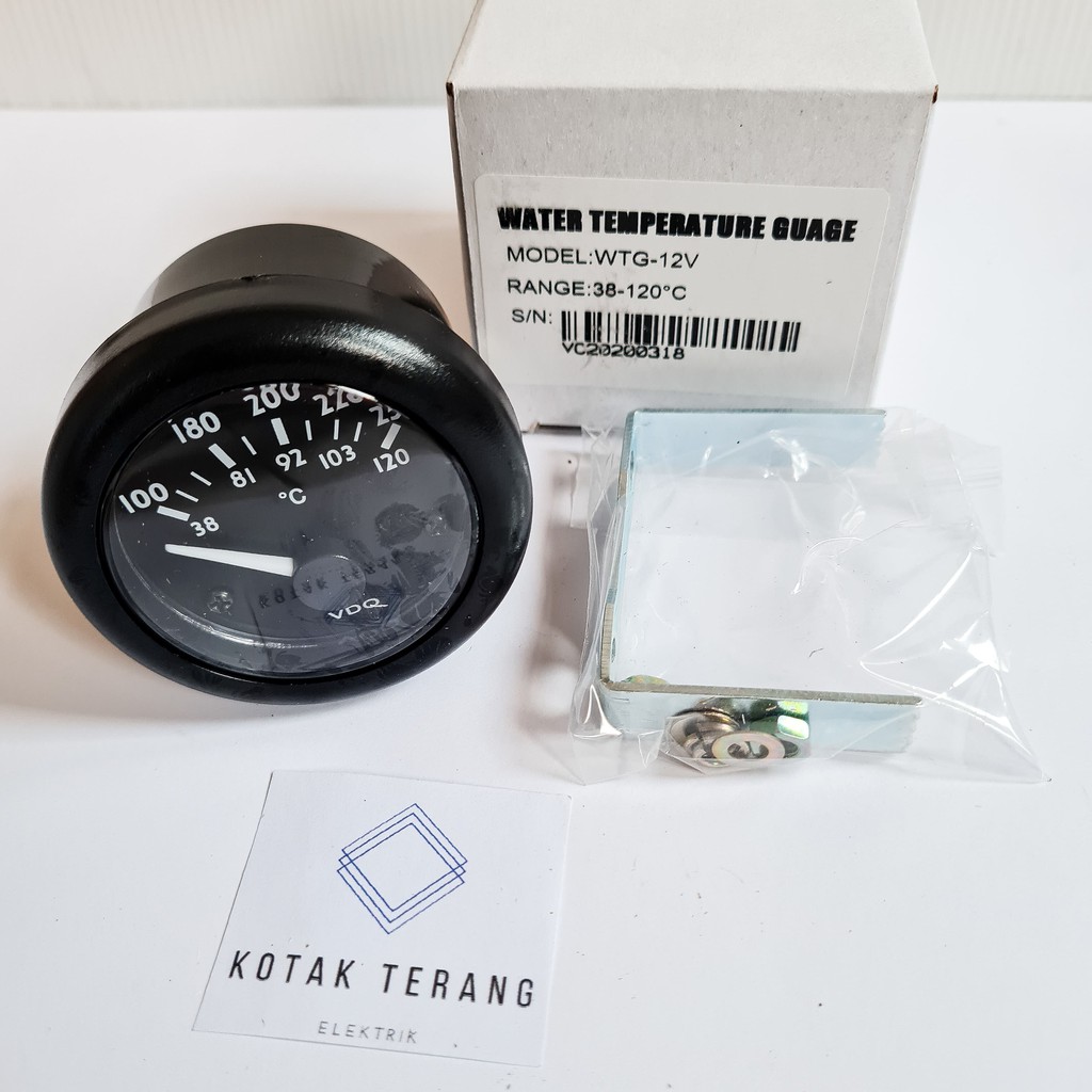 Water Temperature Gauge 12V VDO WTG-12V Water Temperature Meter Gauge ...