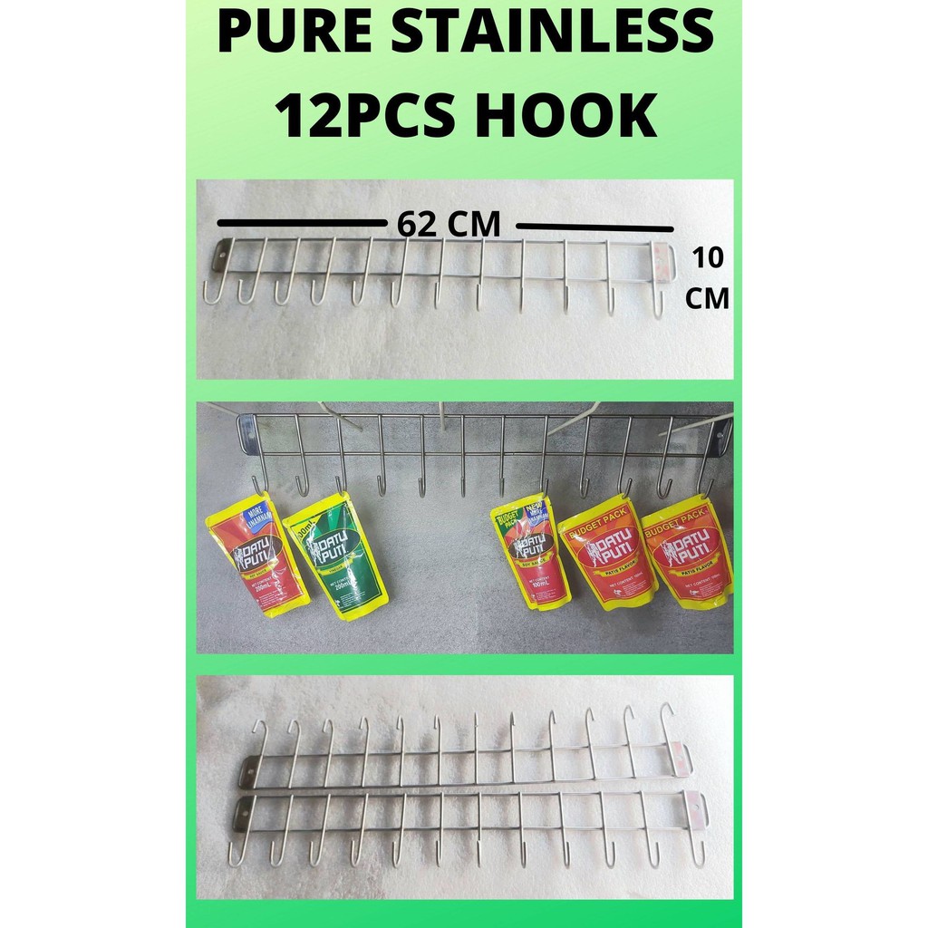 PURE STAINLESS HOOK/SABITAN | Shopee Philippines