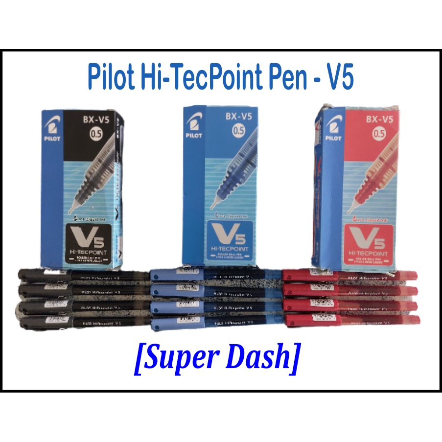 Pilot Hi-TecPoint V5 Sign Pen 0.5mm Point Tip - Sold per Pc [Original ...