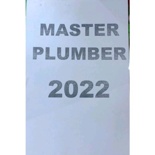 Master Plumber 2022 Exam | Shopee Philippines