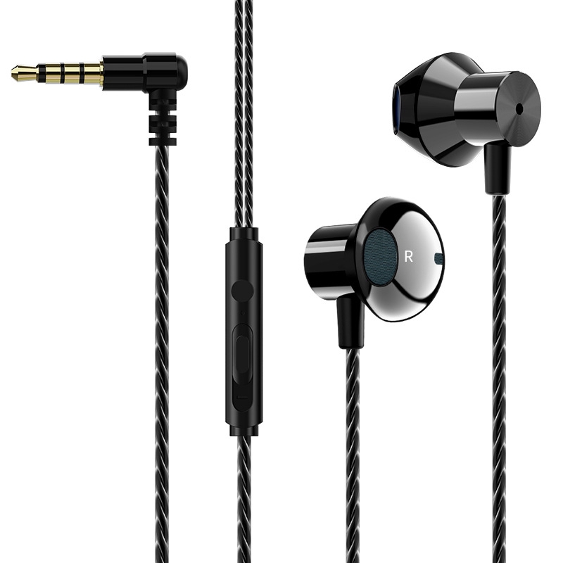 Metal Gaming Earphone with Mic In-Ear Headphone with 3.5mm Jack Earbuds ...