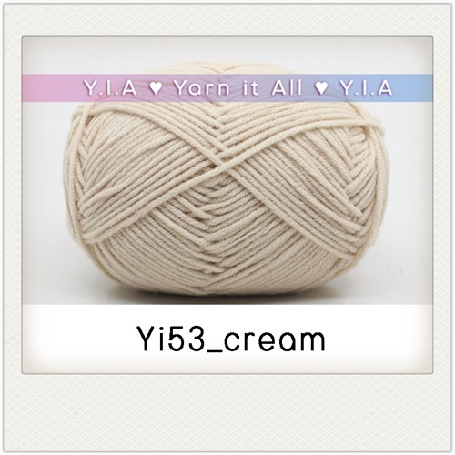 Yia A 4Ply Milk Cotton Yarn Crochet Soft Knitting Wool Thread 50G ...