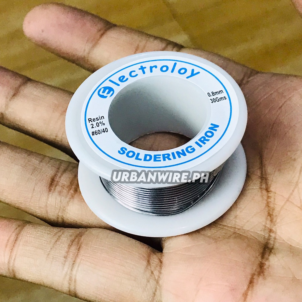 30G Electroloy Soldering Lead 1 Roll 0.8mm Heavy Duty | Shopee Philippines