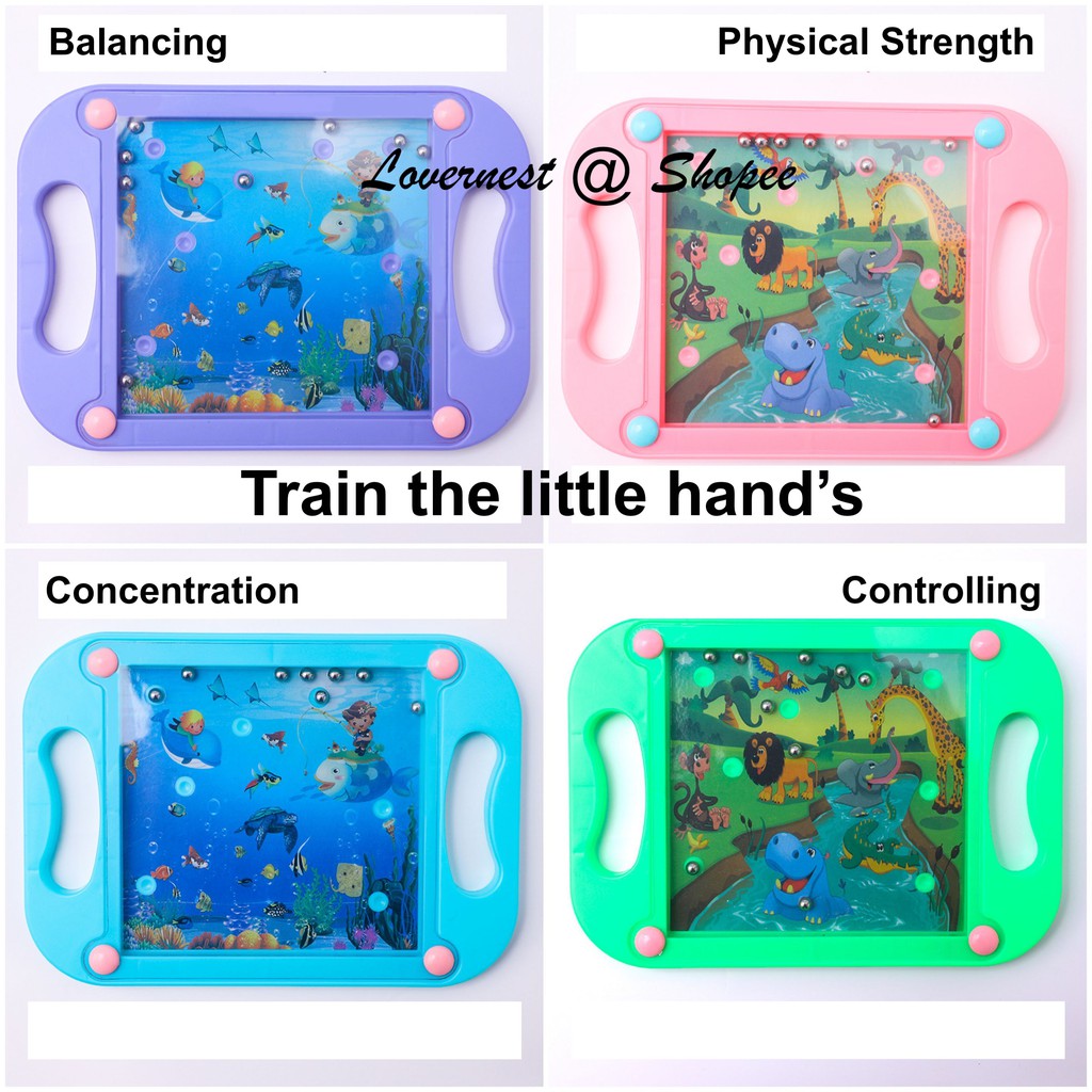 Balance Ball Handheld Game - Children's Educational Toy Training Game ...