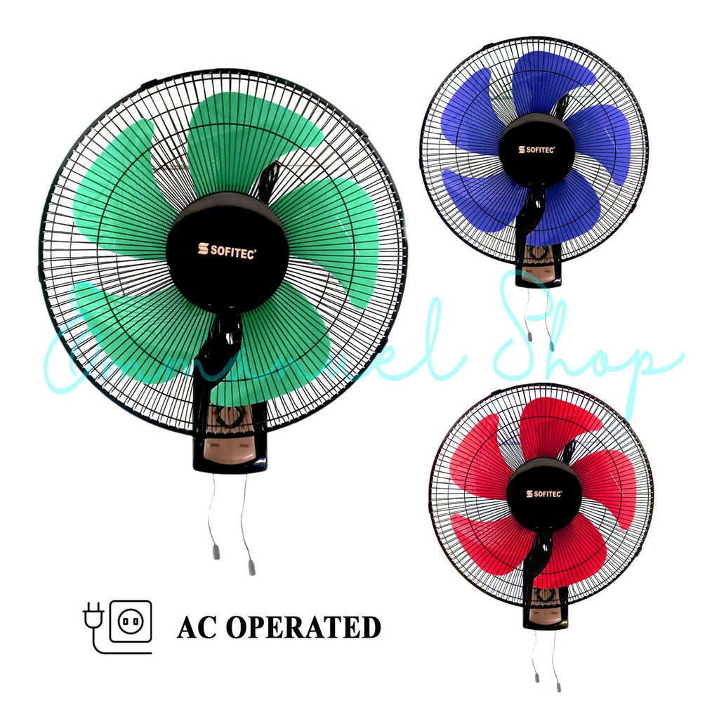 Plastic Wall Fan Electric Fan Cooling Fan Cooler Ceiling Sofitec SWF ...