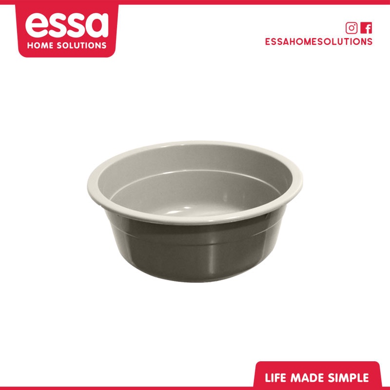 Essa Home Solutions Basin 12.5 Inches (Round Plastic Container, Wash ...