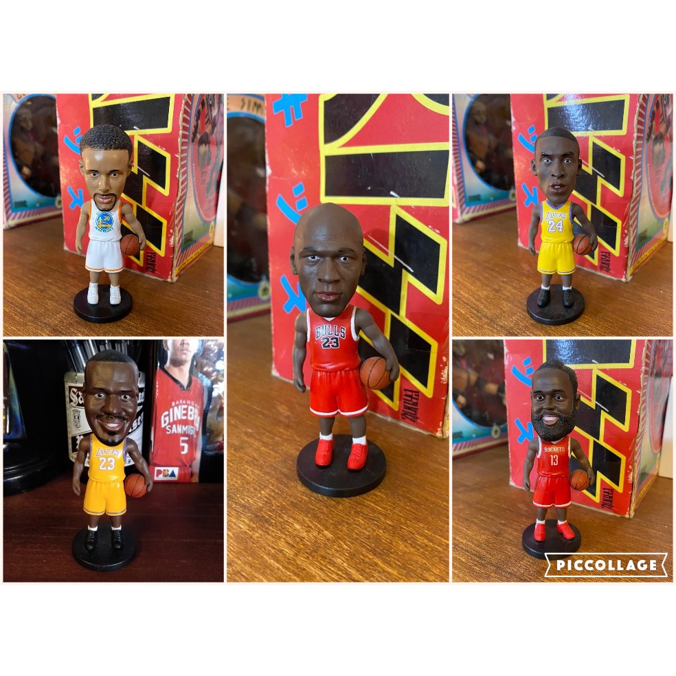 NBA BASKETBALL TOY FIGURES - MICHAEL JORDAN, KOBE BRYANT, LEBRON JAMES ...