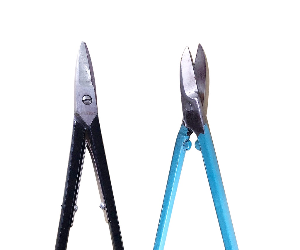 7 #8# British Blue Handle Black Handle Shears Pliers Flat Stainless ...