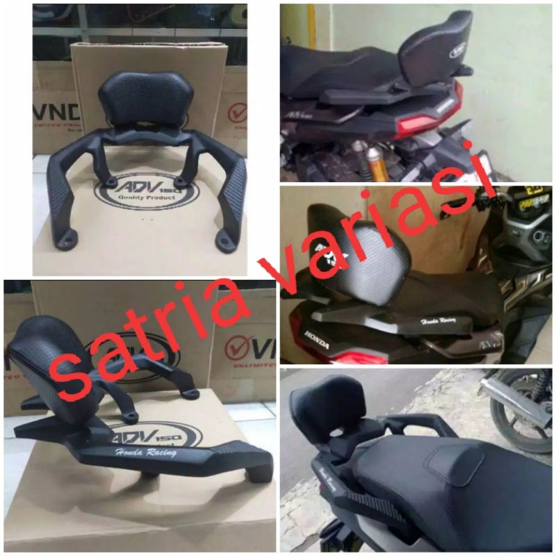 Honda adv 150 seat stirrup backrest/backrest | Shopee Philippines