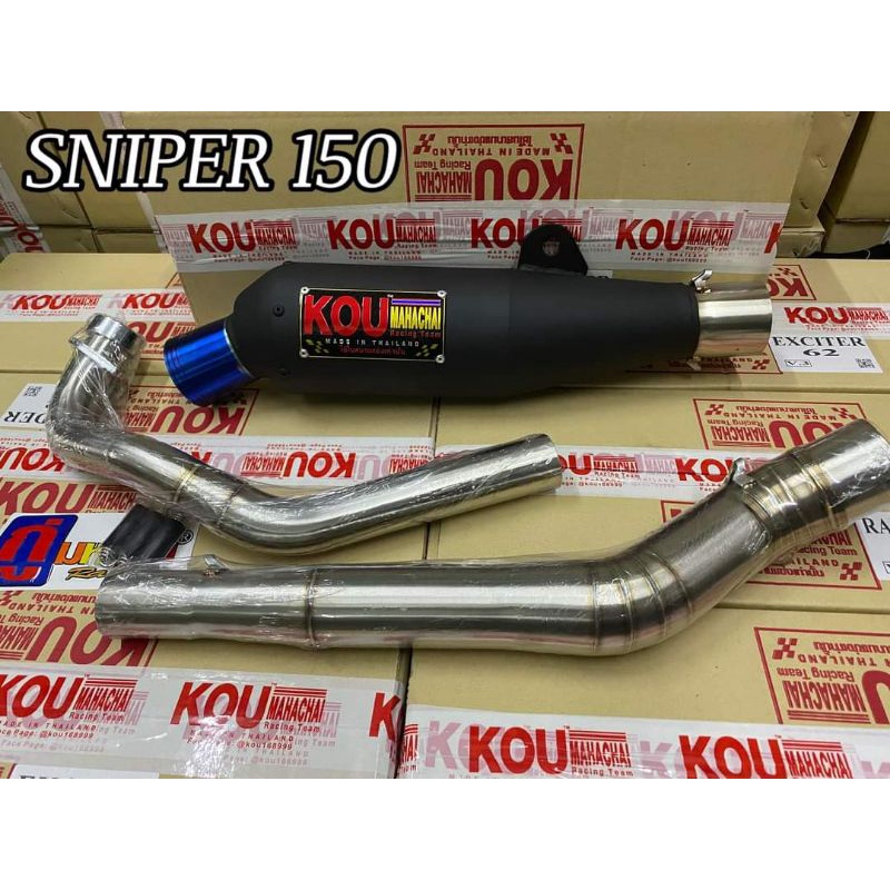 KOU power pipe version 3 v3 dream cut for Sniper 150, Raider 150 carb ...