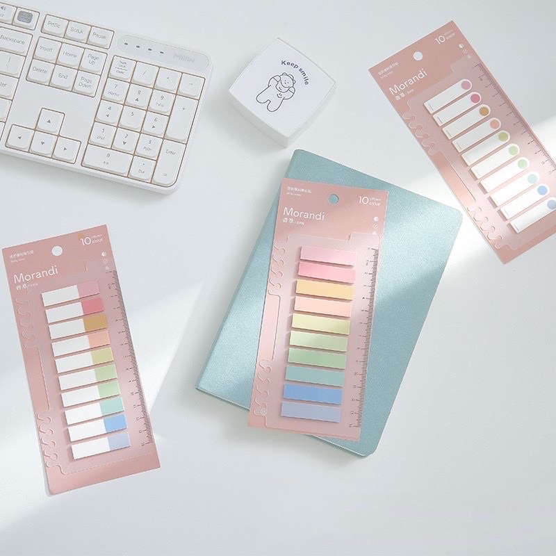 PENNY# 200pcs colorful sticky note memo pad lable sticker bookmarks ...