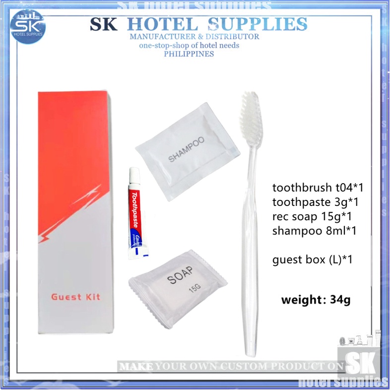 100SETS HOTEL KIT MORNING KIT TRAVEL KIT GUEST KIT【SK hotel supplies ...
