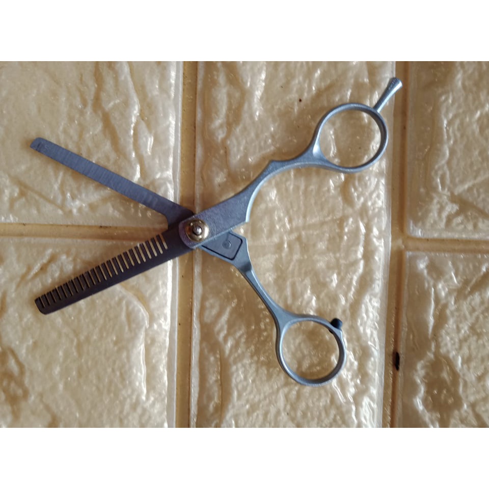 HAIR CUTTING SCISSORS THINNING TEETH SHEARS PROFESSIONAL BARBER HAIR ...