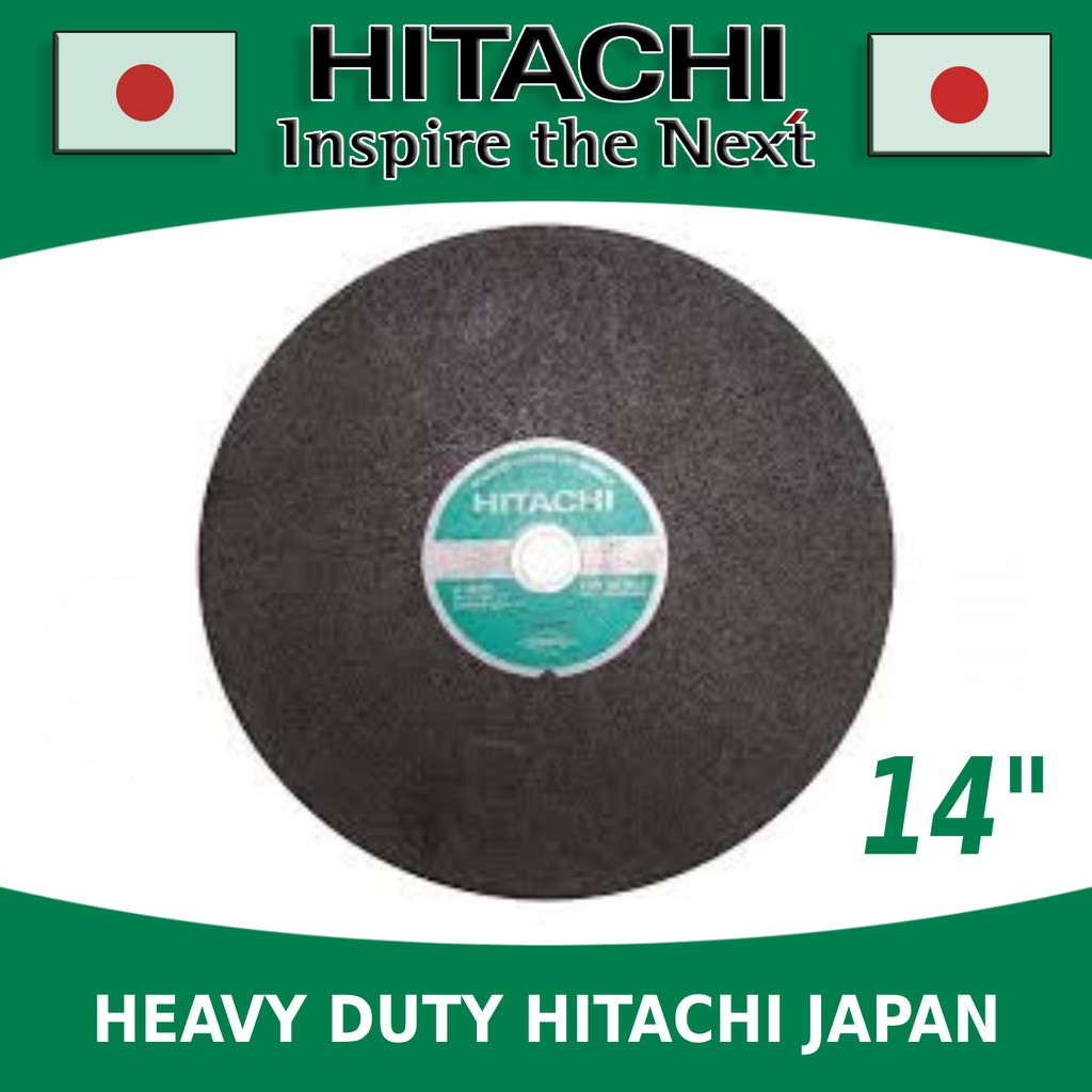 HITACHI Japan Cutting Disc Cut Off Wheel Size 14" | Shopee Philippines