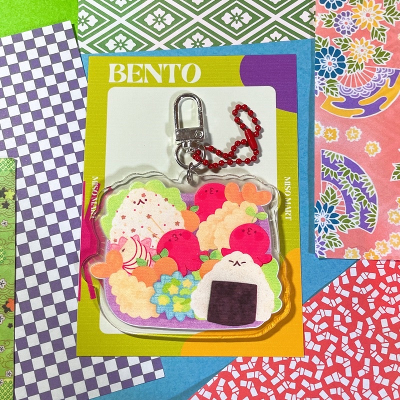 bento box keychain || miso mart | Shopee Philippines