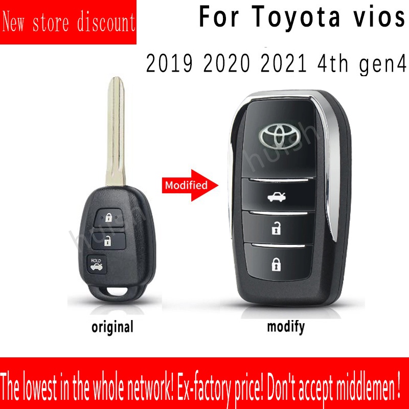 huish Suitable for Toyota Vios flip key Prime accessories 4th Gen 4 ...