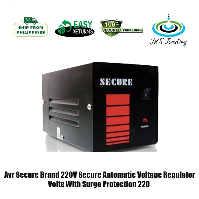 Var Secure Brand 220V Automatic Voltage Regulator 220 Volts With Surge ...