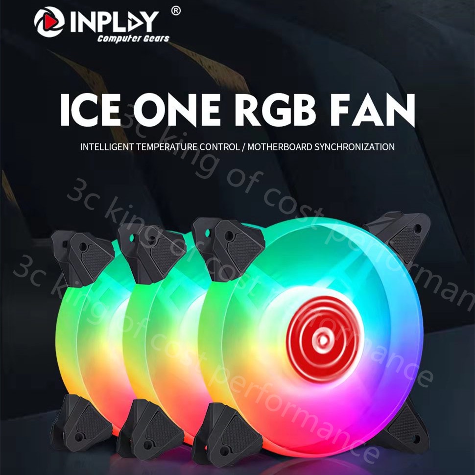Inplay Ice Tower 3-In-One V2.0 Argb Fan 12Cm Cooling Fan, With Remote ...