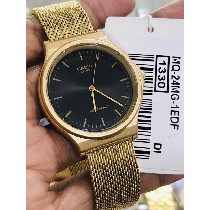 CASIO MQ 24MG 1EDF LADIES GOLD | Shopee Philippines